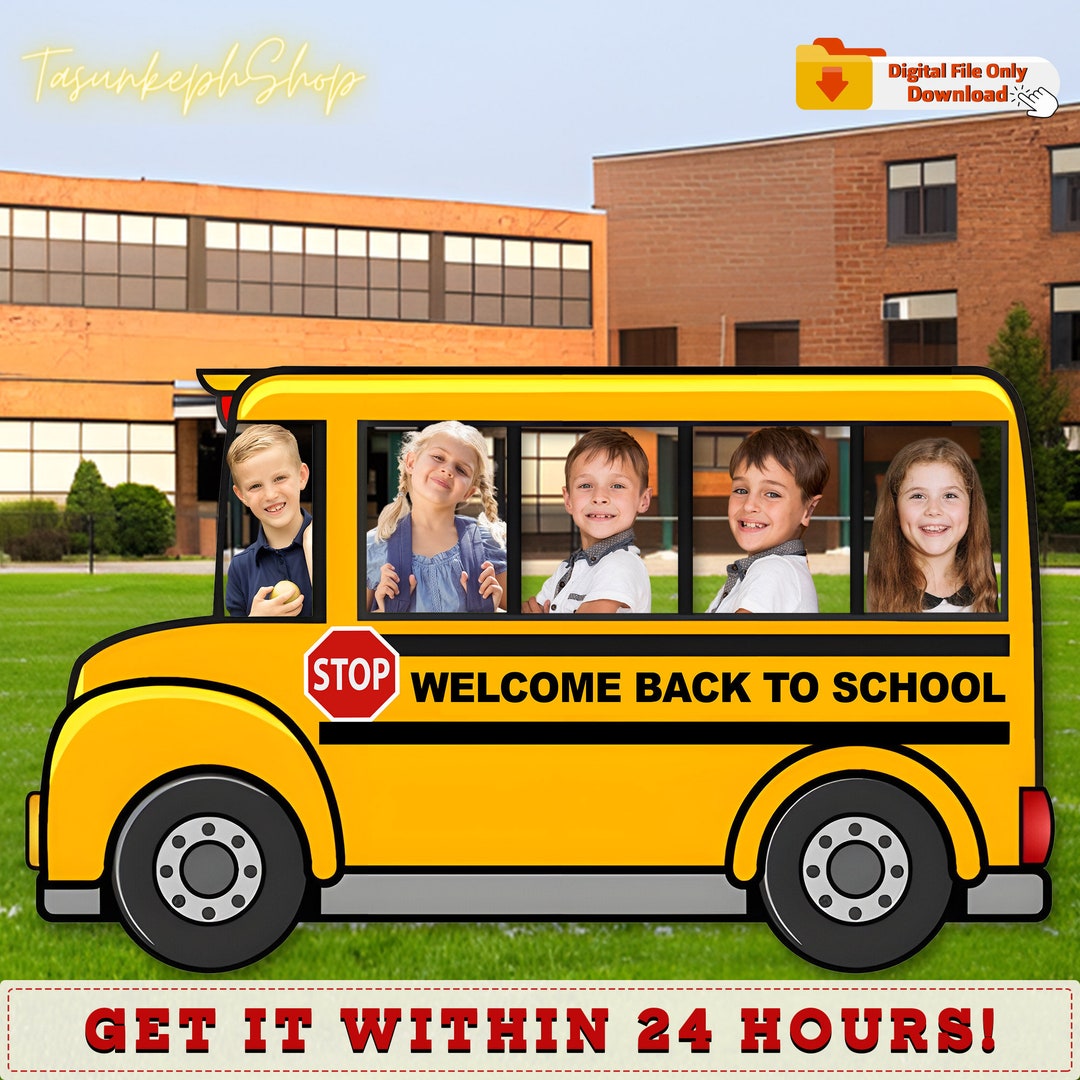 Printable Booth Frame Back to School, Back to School Decorations ...