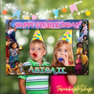 Encanto Photo Booth Frame, Encanto Birthday Frame, Encanto Backdrop ...
