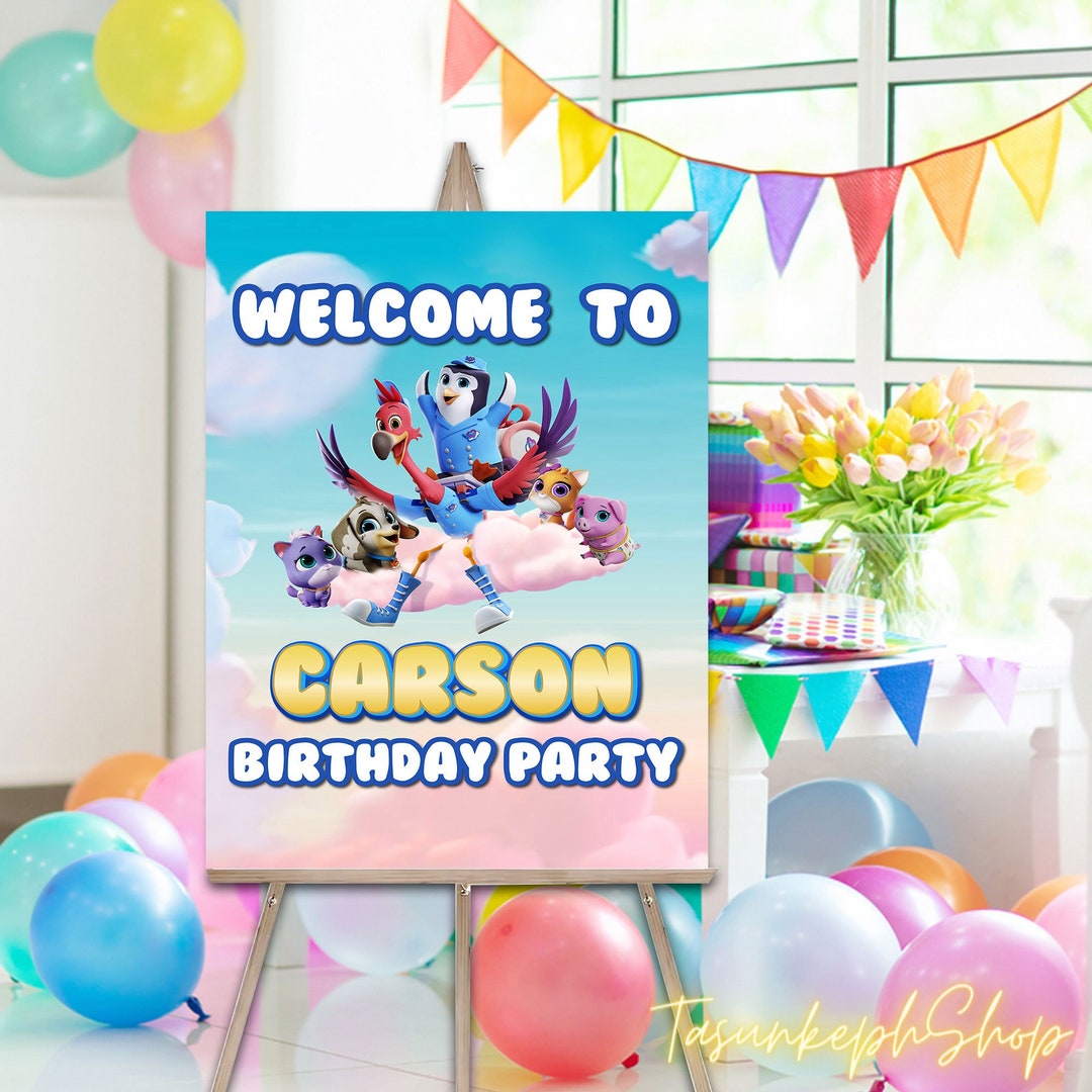 TOTS Welcome Sign, Photo Birthday Welcome Sign, TOTS Birthday Party, T ...