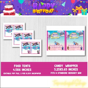 Printable Personalized T.O.T.S Party Supplies, Personalized Birthday ...