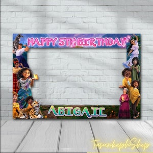 Encanto Photo Booth Frame, Encanto Birthday Frame, Encanto Backdrop ...