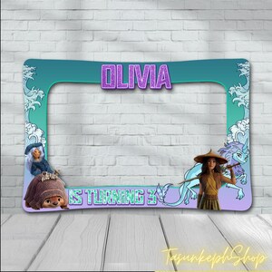 Raya and the Last Dragon Photo Booth Frame, Raya and the Last Dragon ...