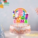 Printable Numberblocks Pink Girl Cake Topper, Custom Name Birthday ...