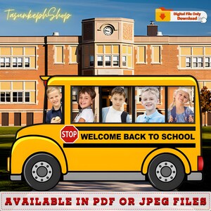 Printable Booth Frame Back to School, Back to School Decorations ...