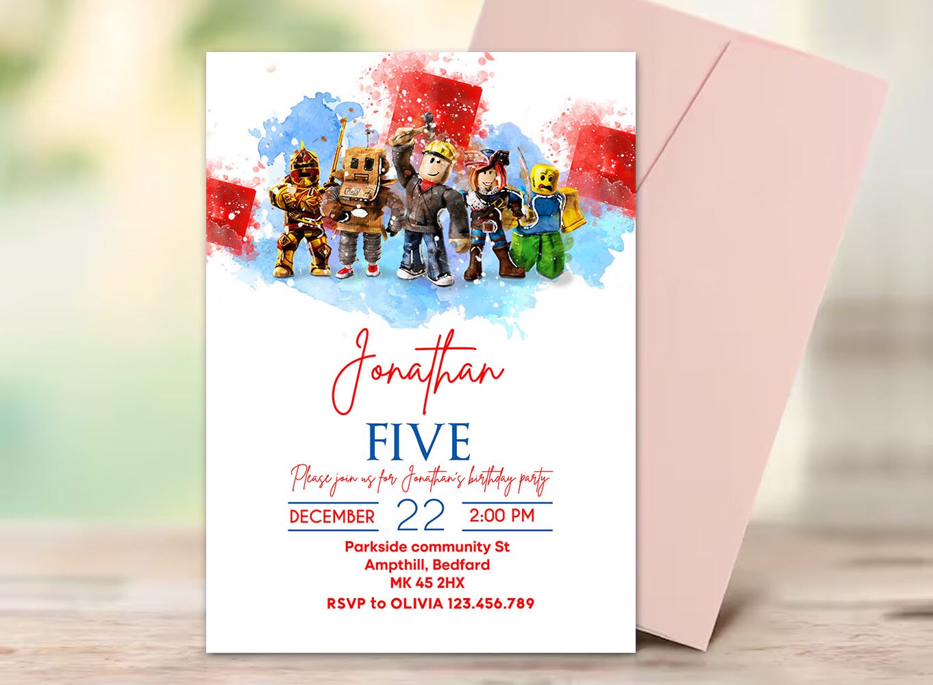 Printable Personalized Video Game Invitation Printable - Etsy