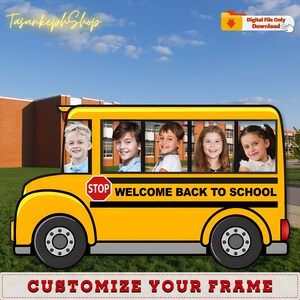 Printable Booth Frame Back to School, Back to School Decorations ...