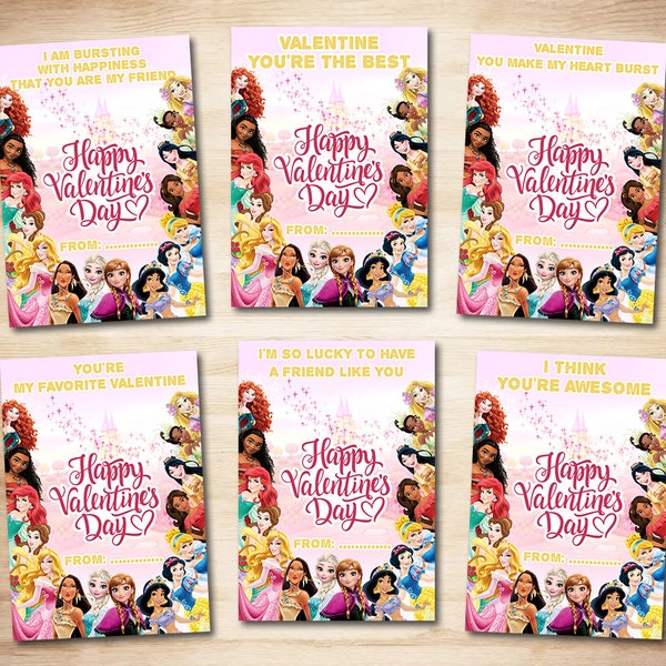 Princess Valentines - Etsy