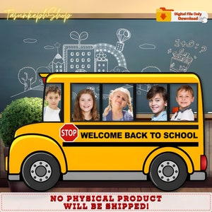 Printable Booth Frame Back to School, Back to School Decorations ...