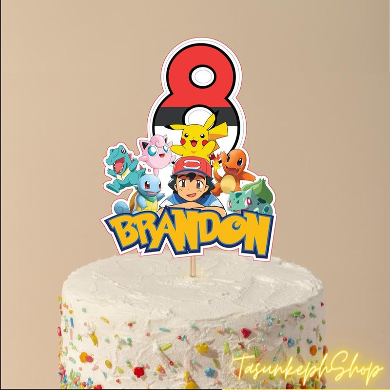 Pikachu Cake Topper - Etsy