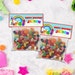 Printable Personalized Number Blocks Birthday Candy Bag Topper, Goodie ...