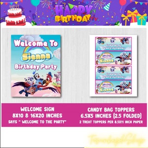 Printable Personalized T.O.T.S Party Supplies, Personalized Birthday ...
