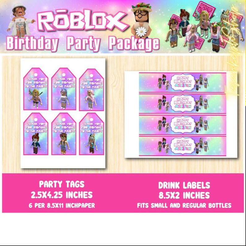 Printable Girl Cake Topper Personalized Girl Birthday Party - Etsy Canada