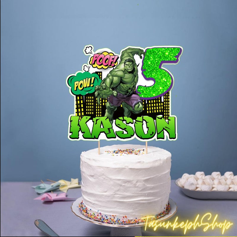 Hulk Cake Topper - Etsy