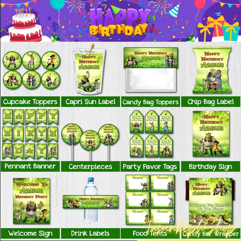 Shrek - Etsy