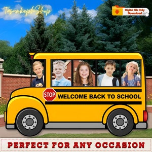 Printable Booth Frame Back to School, Back to School Decorations ...