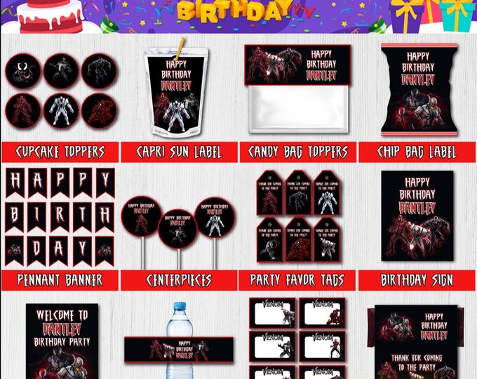 Venom Carnage Pinata - Etsy