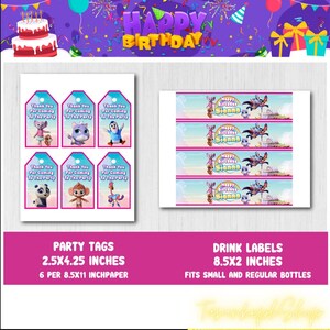 Printable Personalized T.O.T.S Party Supplies, Personalized Birthday ...