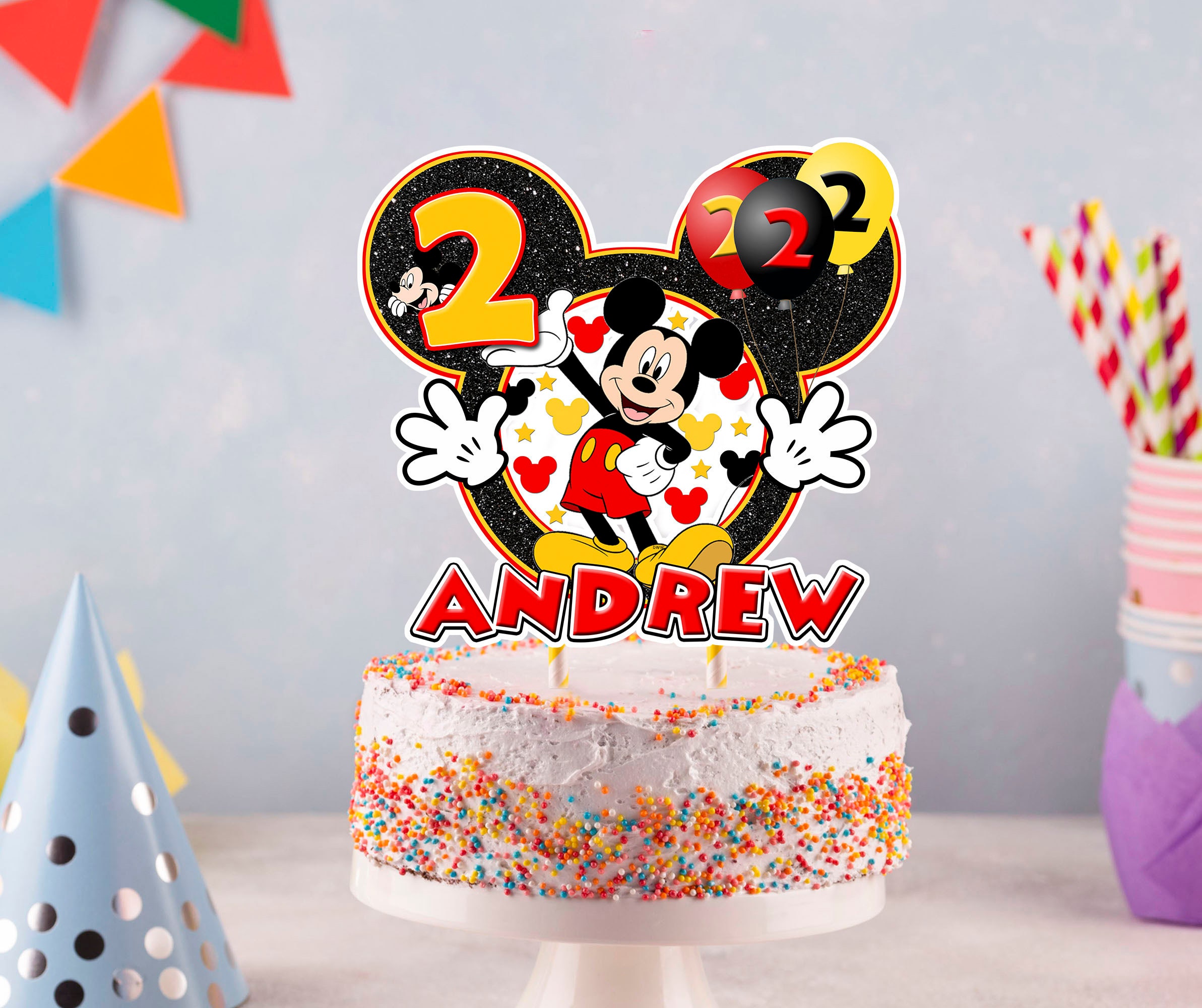 Mickey Mouse 2nd Birthday Cake