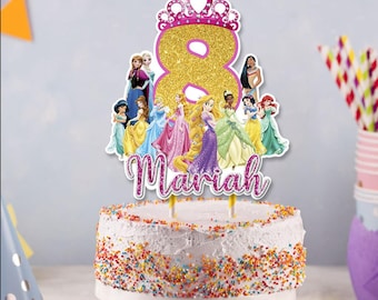 Custom Printable Cake Topper Inspired by Princess Made in a - Etsy