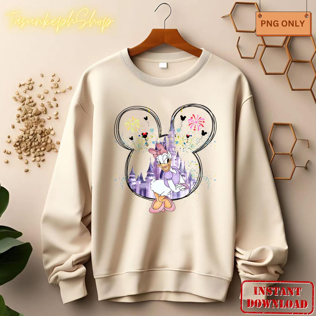 Daisy Duck Castle Png, Watercolor Design Clipart, Transparent ...