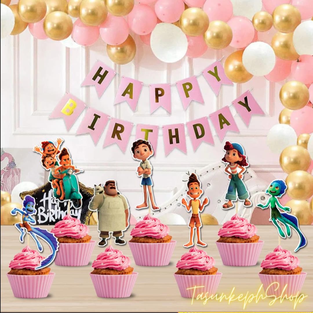 Luca Cupcake Toppers, Luca Cupcake Toppers, Luca Birthday Party, Luca ...