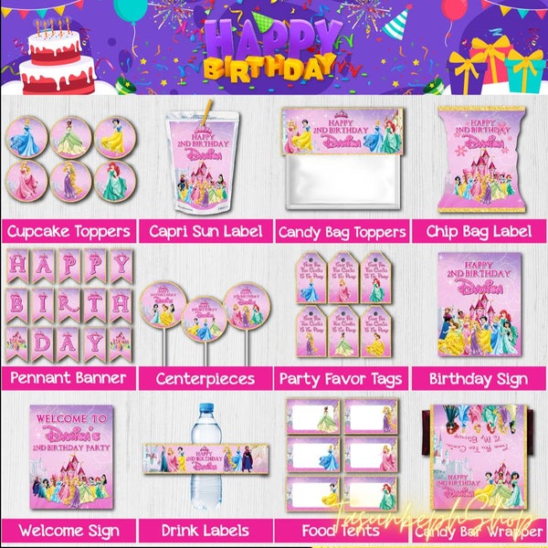 Princess Party Decor - Etsy