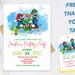 Printable Personalized Super Mario Invitation Mario Bros - Etsy