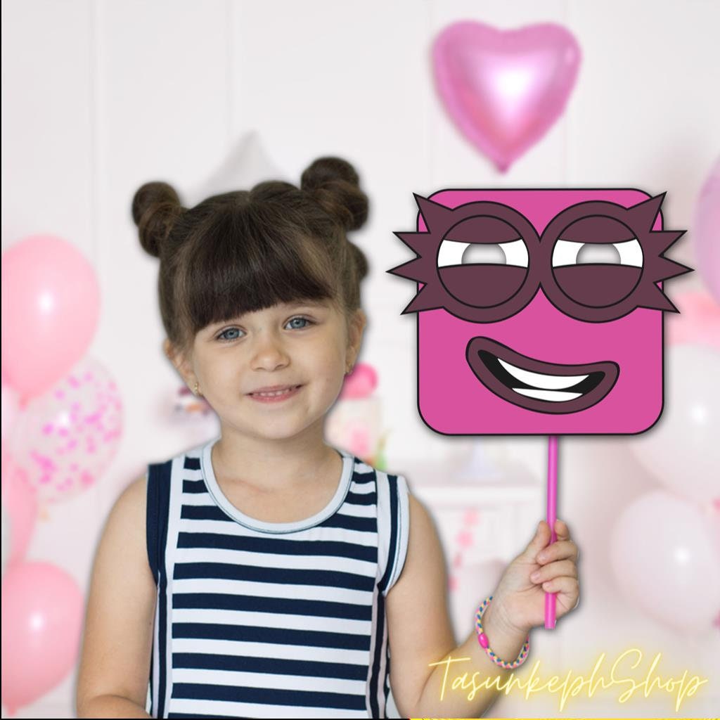 Printable Numberblock Photo Props Images for Numberblock - Etsy Canada