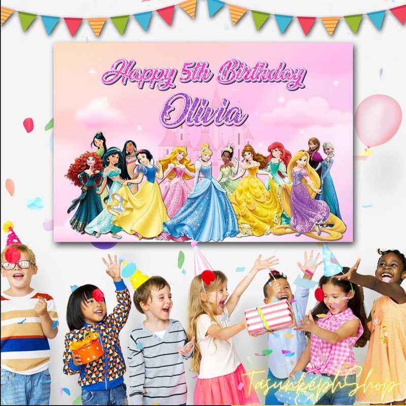 Princess Backdrop - Etsy