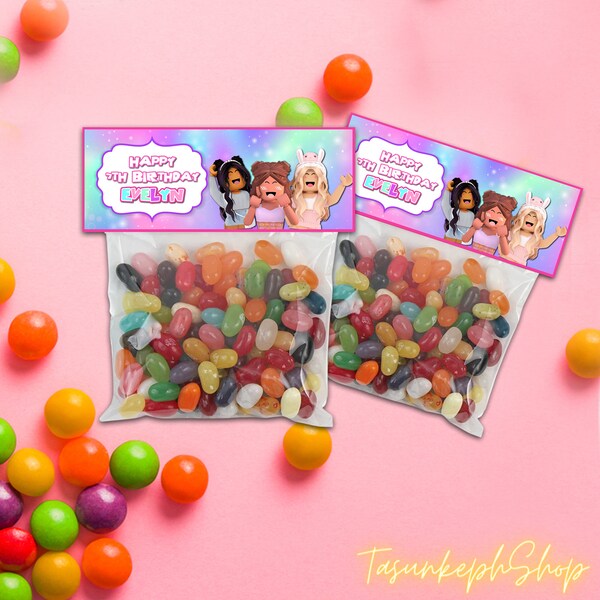 Candy Bag Toppers - Etsy