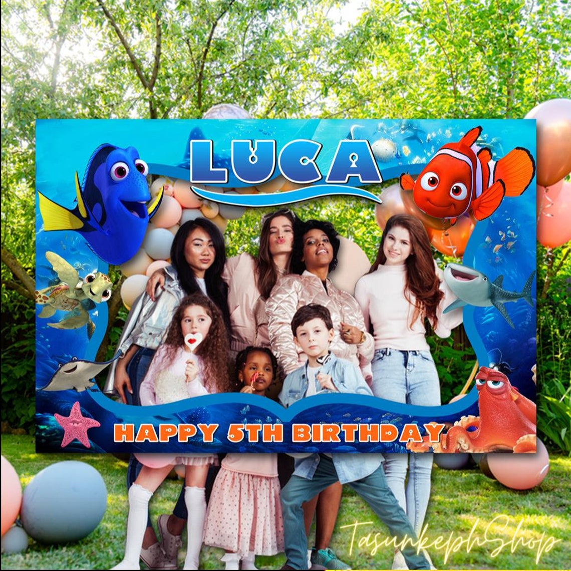 Finding Nemo Photo Booth Frame Finding Nemo Birthday Frame - Etsy