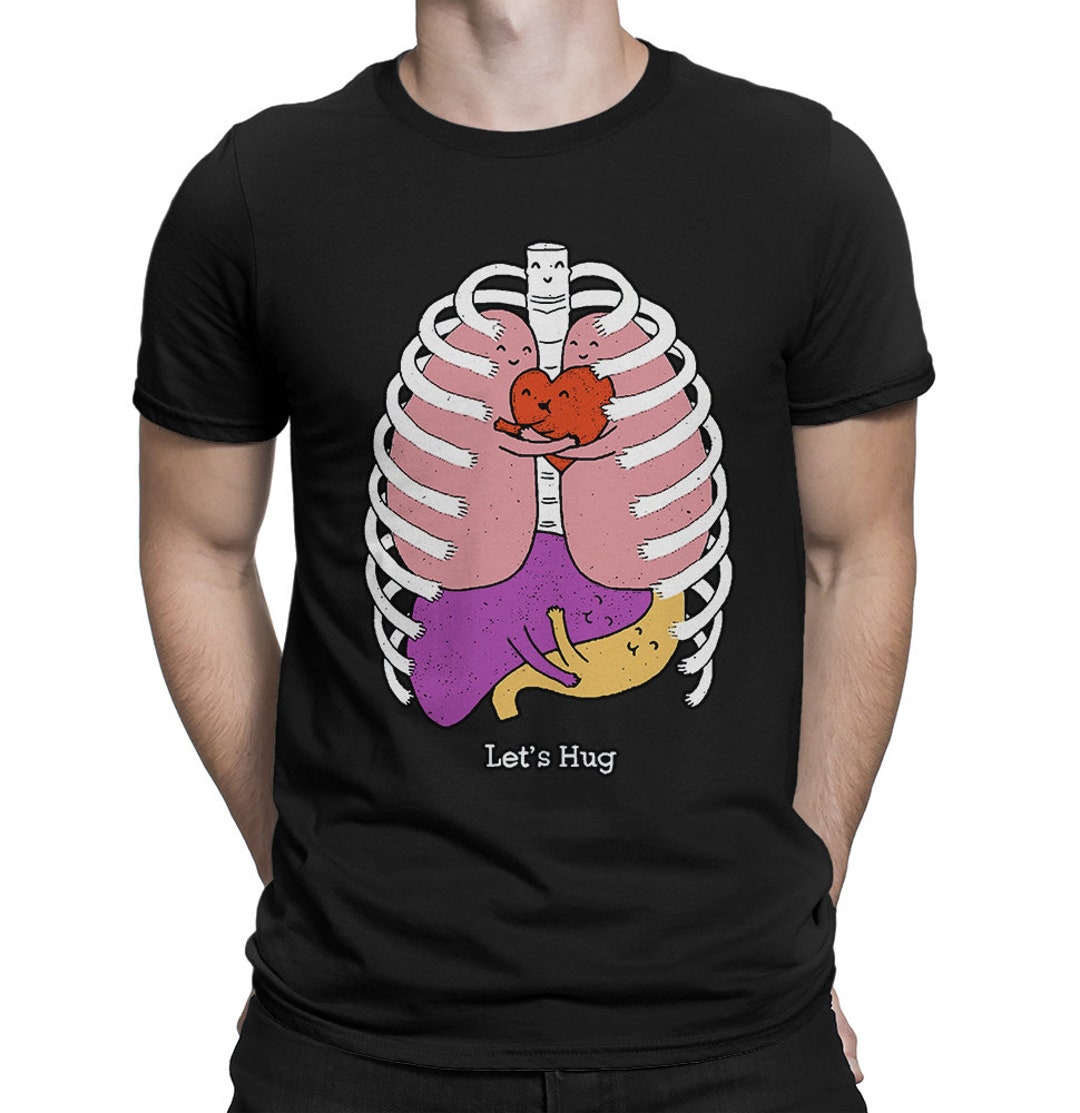 Let's Hug Anatomic Funny T-shirt, Men's Women's All Sizes (mw-300) - Etsy