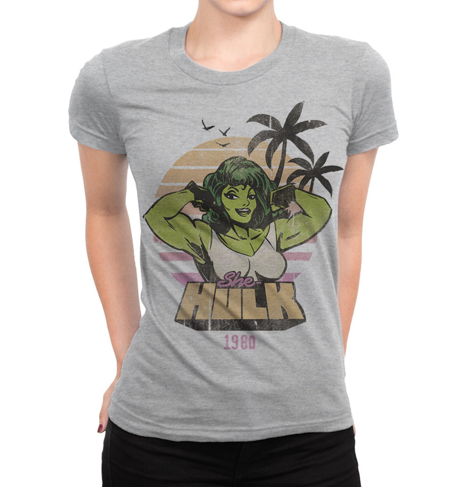 She-hulk Vintage T-shirt, Avengers Shirt, Men's Women's All Sizes (mw ...