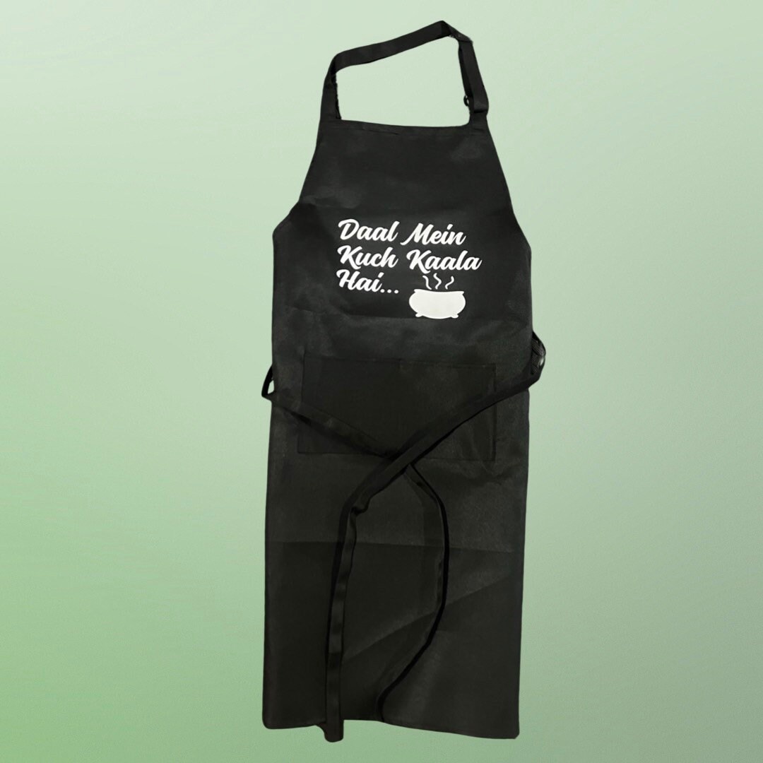 Daal Mein Kuch Kaala Hai Apron (mens Aprons, Women’s Aprons, Pakistani ...