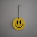 Ceramic Smiley Face Wall Hanging Home Decor Yellow Art - Etsy