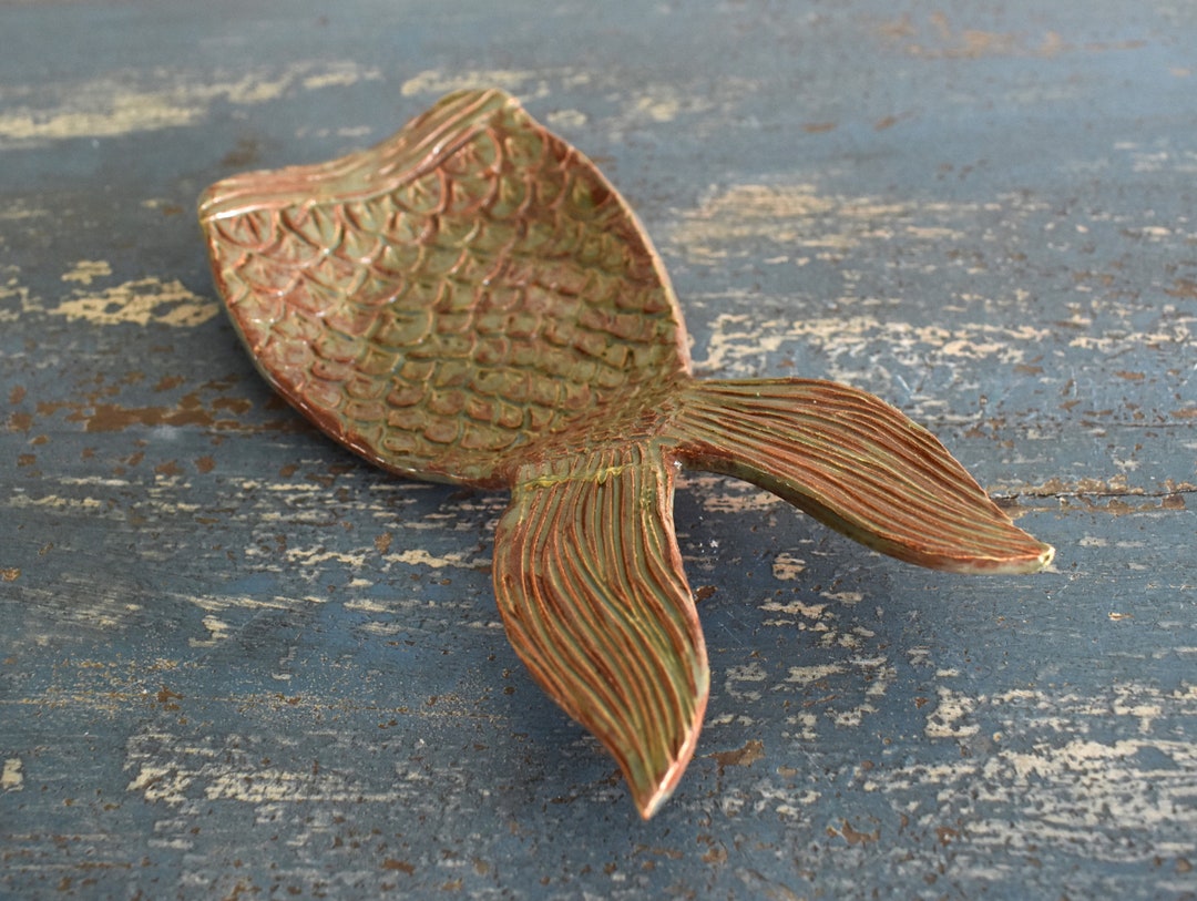 Ceramic Mermaid Tail Spoon Rest - Etsy