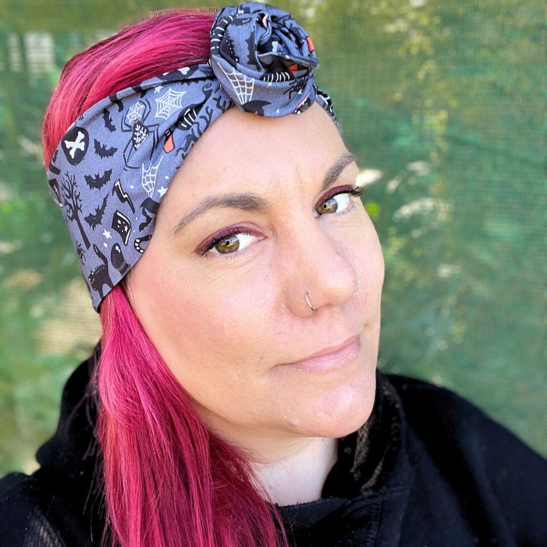 Graveyard Wide Wire Hair Wrap Wire Headband Wired Head Wrap Wide Wired ...