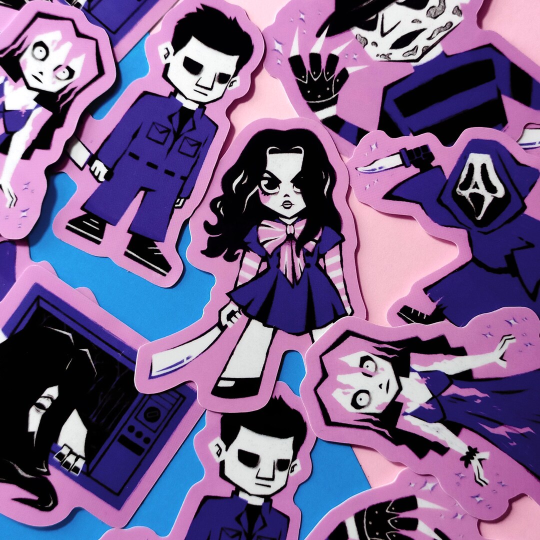 Horror Movie Stickers Dbd Killer Slasher Ghoshty Michael Myers Sadako ...