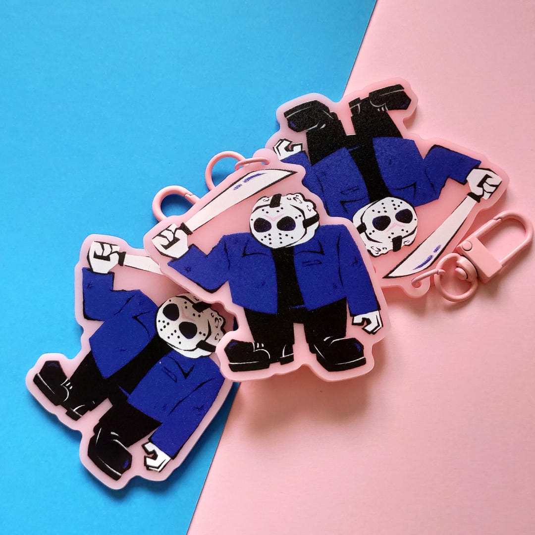 Jason Voorhees Keychain - Friday the 13th Acrylic Charm | Slasher ...
