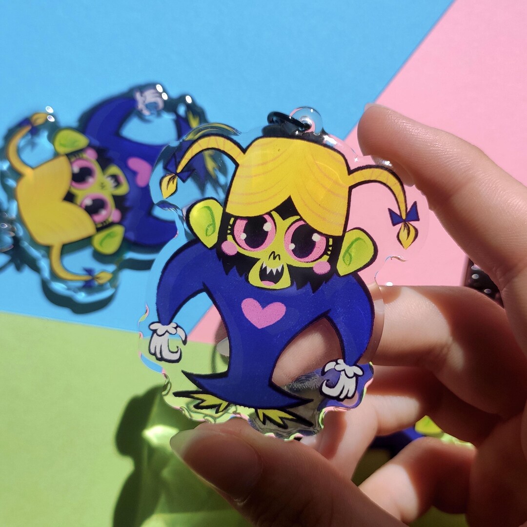 MOJO JOJO Sleepover Keychain - Charm | Powerpuff Girls | Cartoon ...