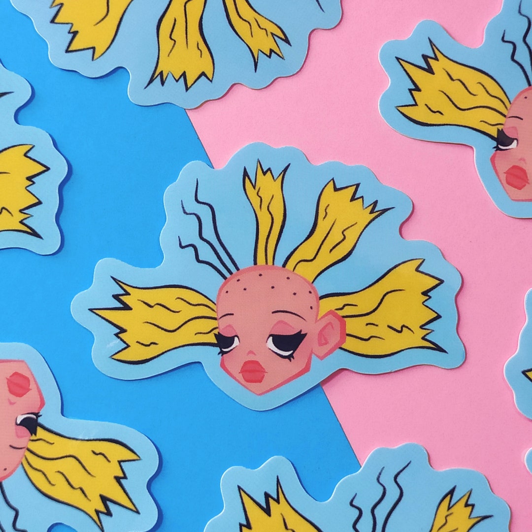 CYNTHIA Sticker Charm Angelica Fanart 90s - Etsy