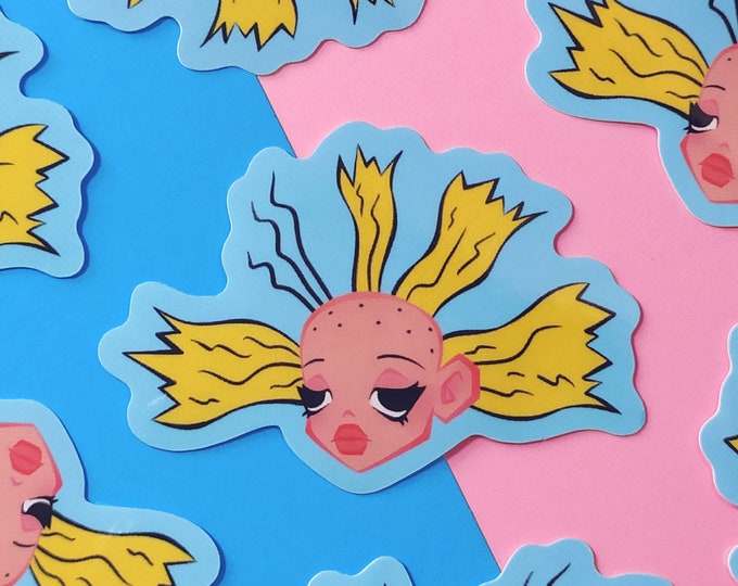 CYNTHIA Sticker Charm Angelica Fanart 90s - Etsy