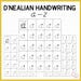 D'NEALIAN HANDWRITING Letter Formation Modern Manuscript Lower Case ...