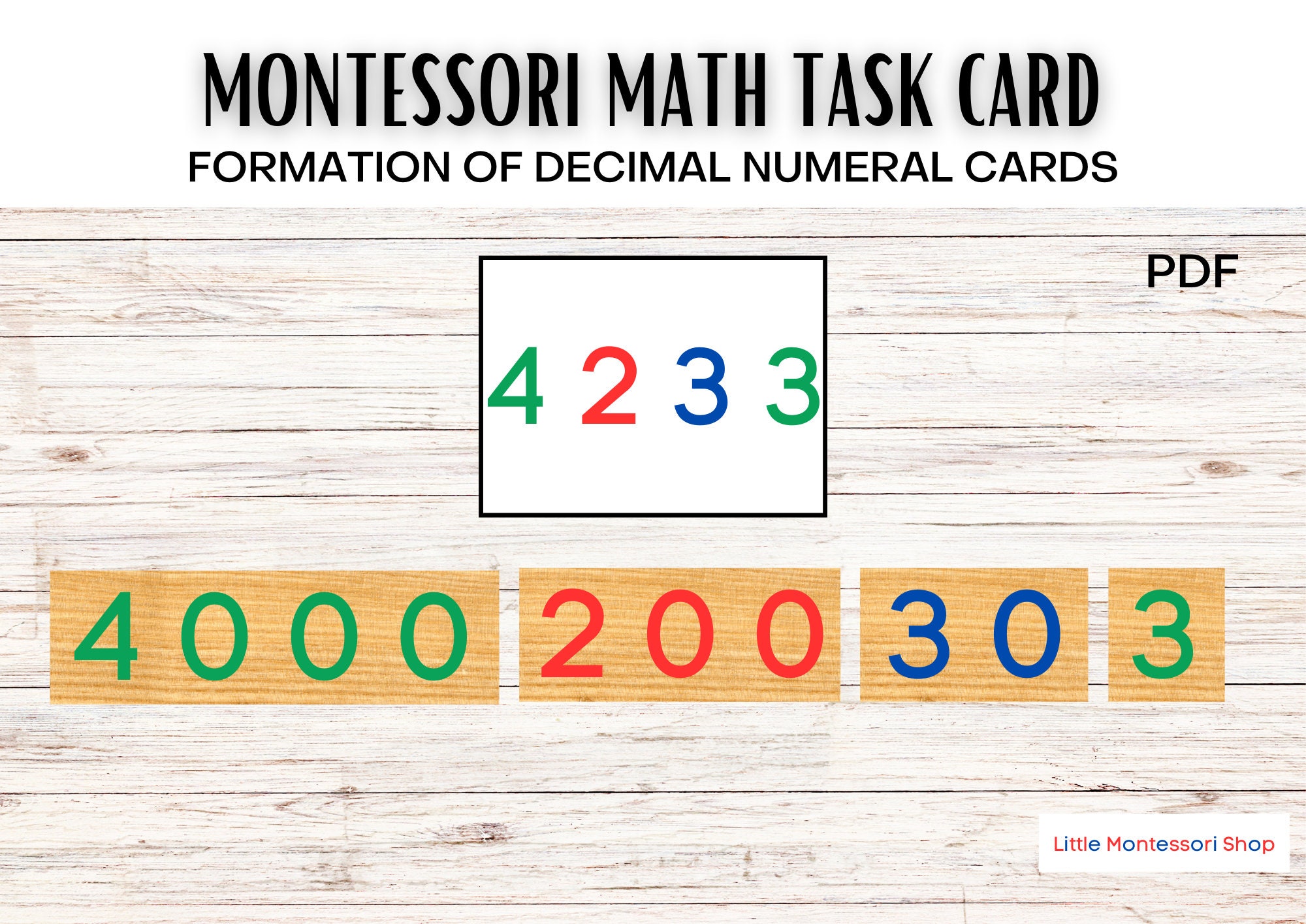 56 MONTESSORI MATH Formation of Numerals Task Cards Math Operations ...