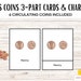 US Currency Coins 3-part Cards & Chart Counting Money Activity Work - Etsy