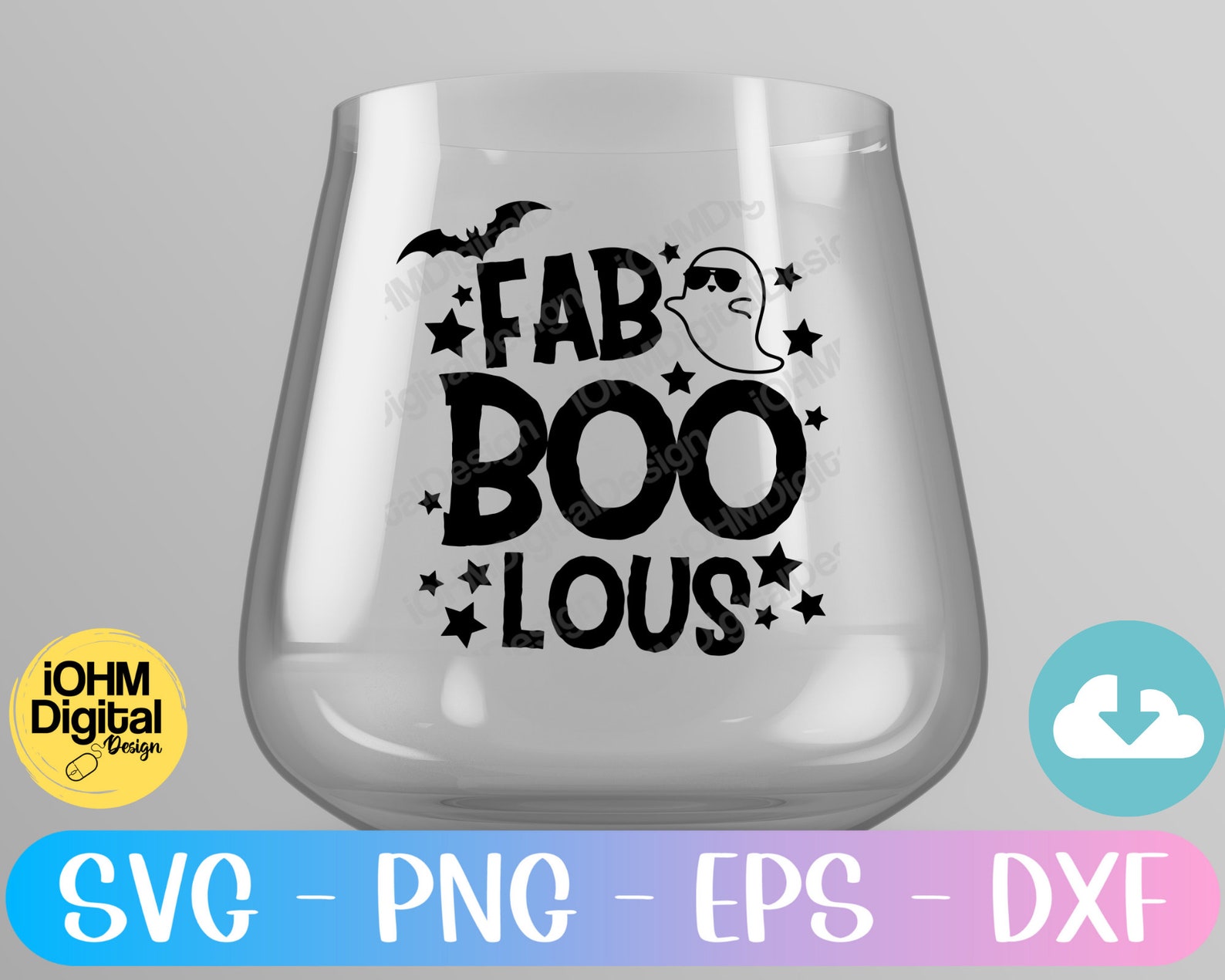 Fab Boo Lous Svg Png Eps Dxf Cut File Spooky Svg Faboolous | Etsy