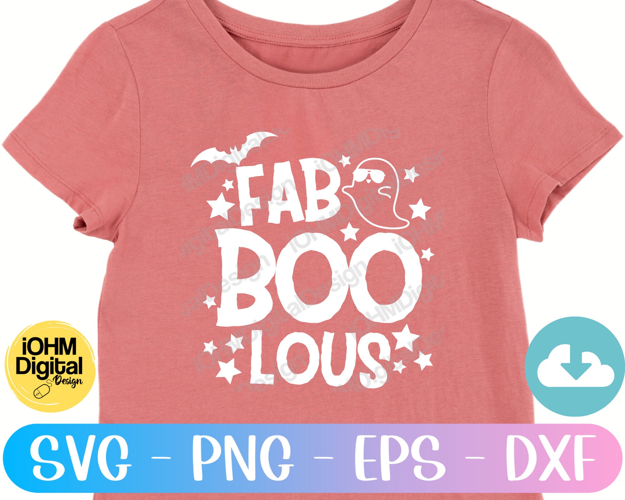 Fab Boo Lous Svg Png Eps Dxf Cut File Spooky Svg Faboolous - Etsy
