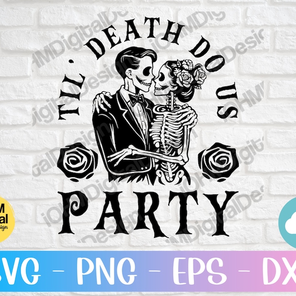 Til Death Do Us Party Svg - Etsy