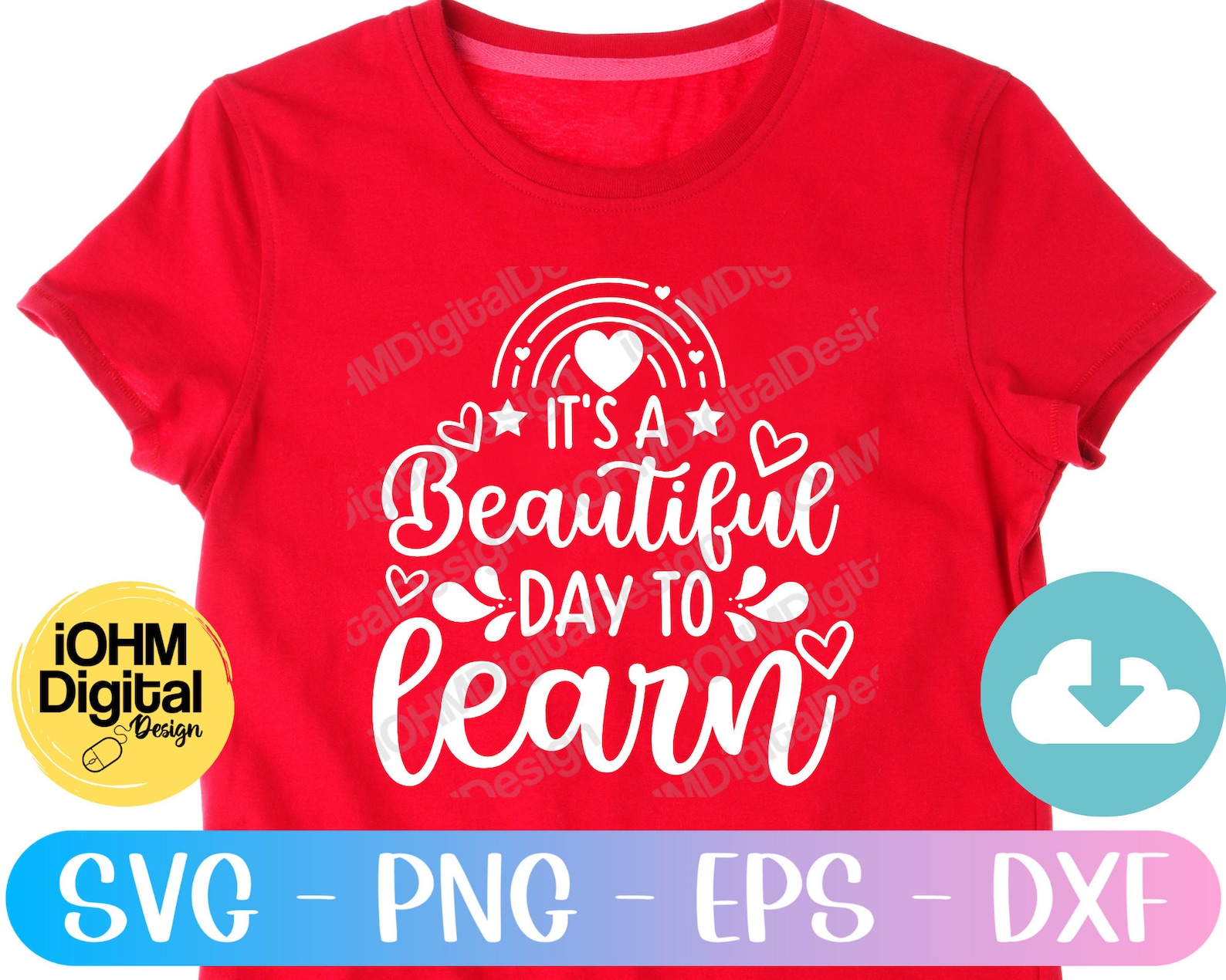 It's A Beautiful Day To Learn Svg Png Eps Dxf Cut File | Etsy
