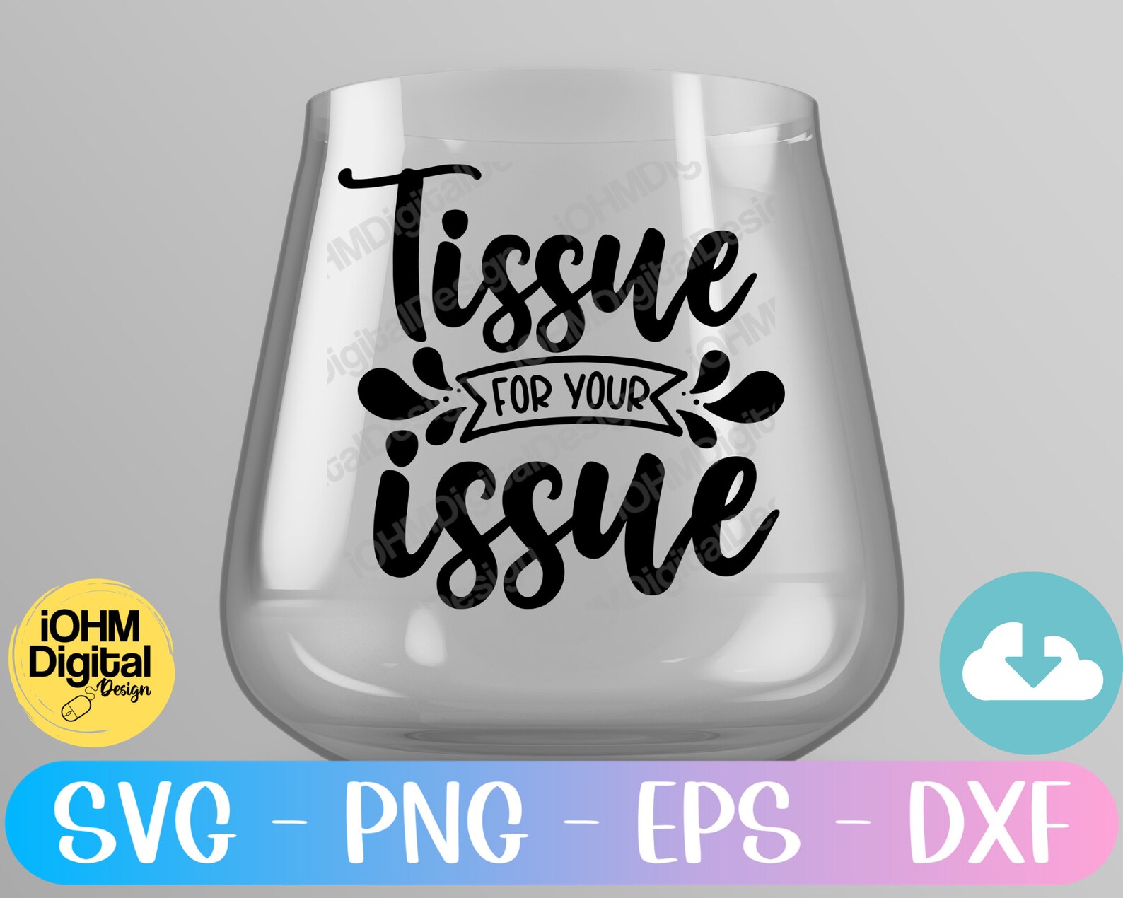 Tissue for Your Issue Svg Png Eps Dxf Cut File Mason Jar | Etsy Canada